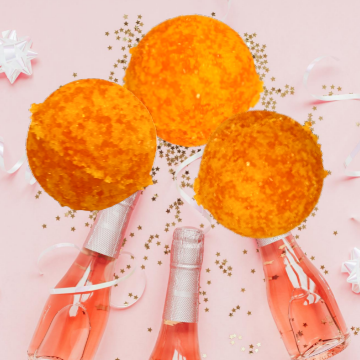 Orange Champagne Mocktail Bomb | The Amazing Tea Company | Cocktail Bombs